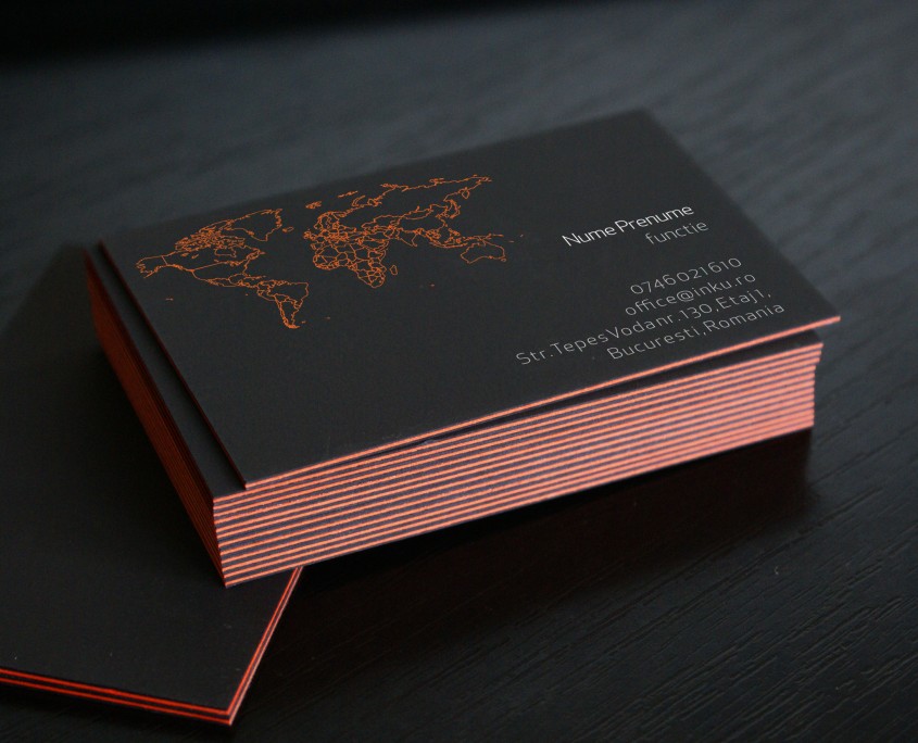 Modele carti de vizita – The World | Carti de vizita - INKU - Modele online